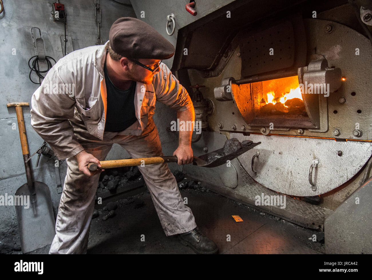One of the last coal fired twin-screw steam tugs in the world was ...