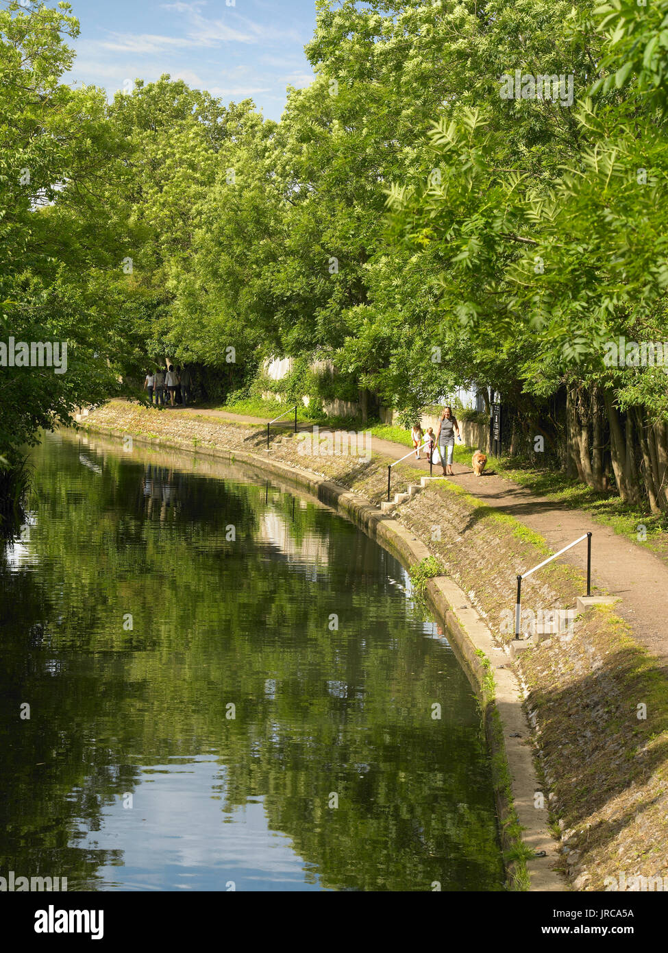 Path along river Stock Photo - Alamy