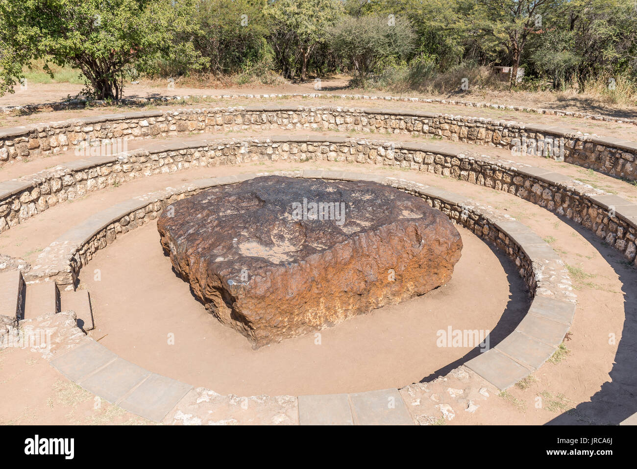 The Hoba meteorite, near Grootfontein in Namibia, is at 60 ton the ...