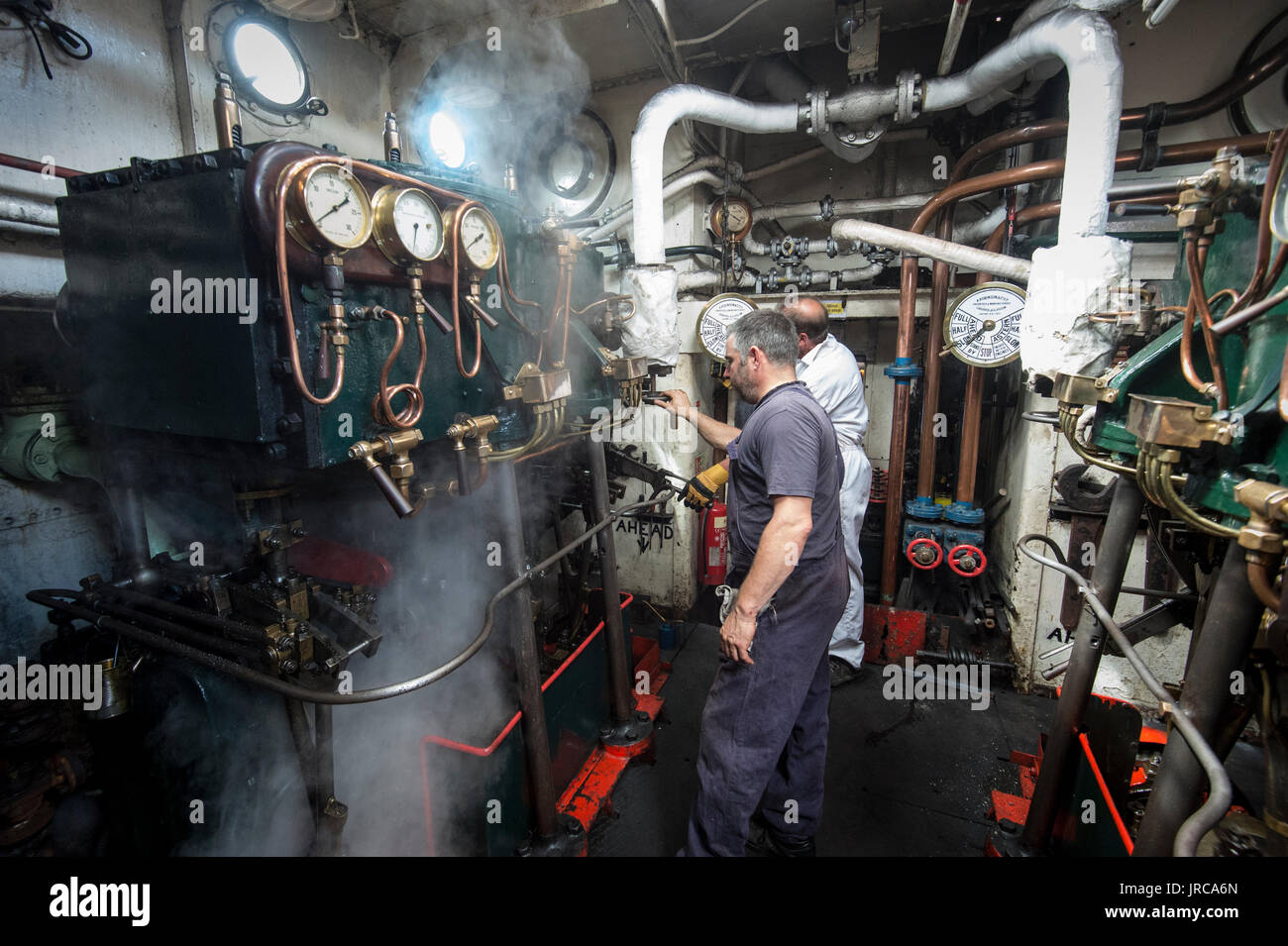 One of the last coal fired twin-screw steam tugs in the world was ...
