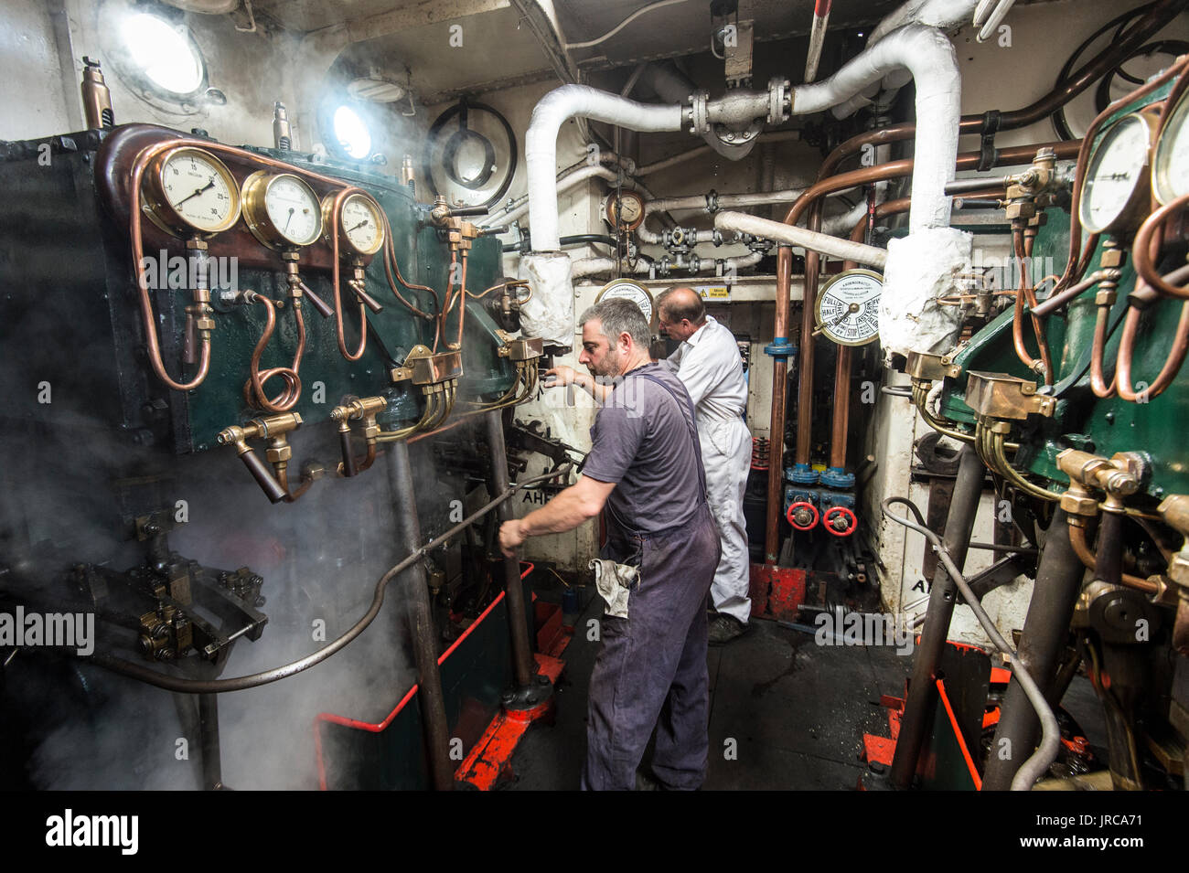 One of the last coal fired twin-screw steam tugs in the world was ...