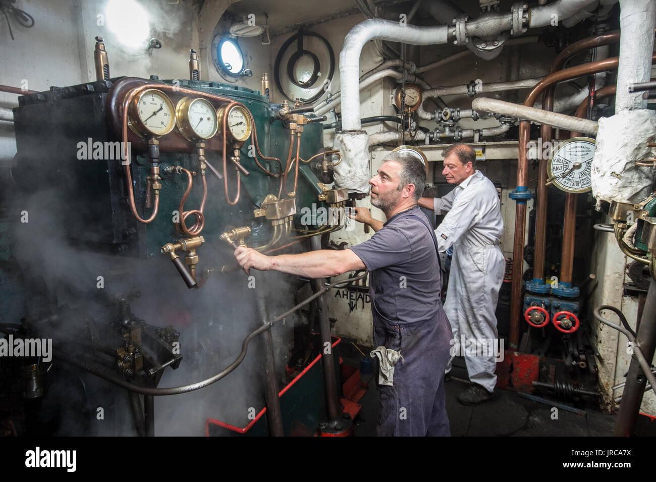 One of the last coal fired twin-screw steam tugs in the world was ...