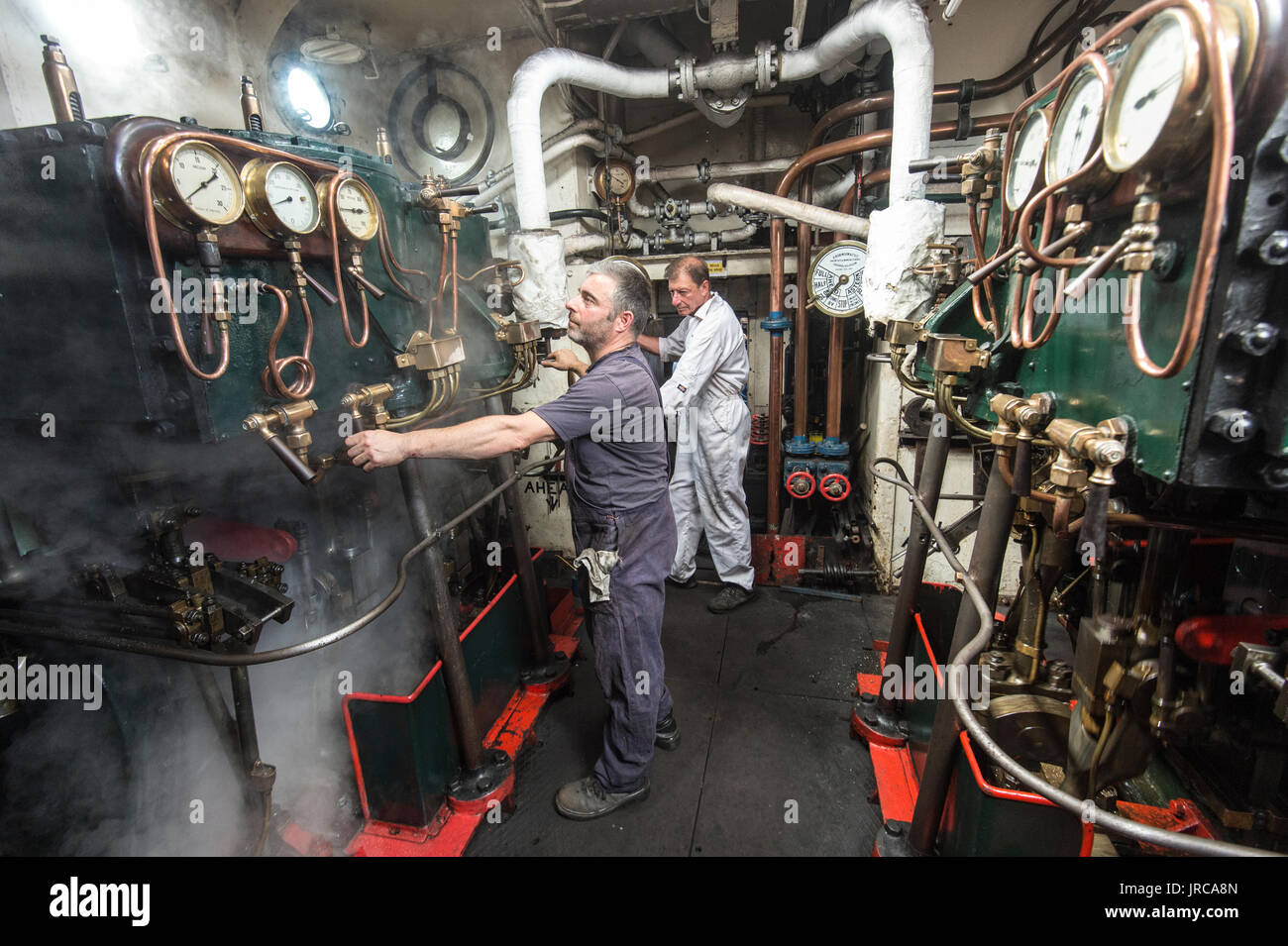 One of the last coal fired twin-screw steam tugs in the world was ...