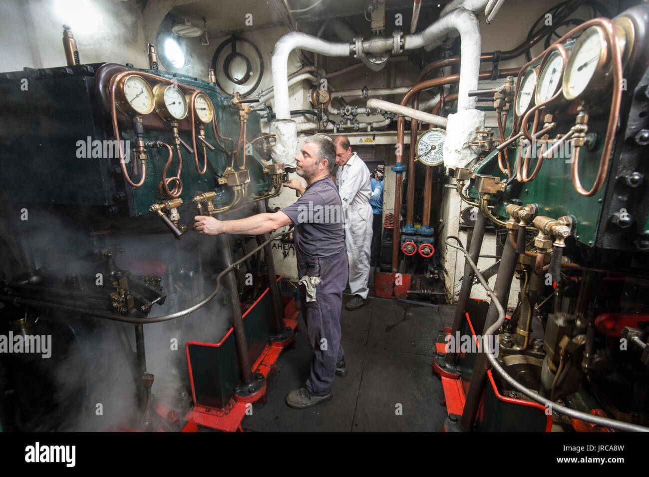 One of the last coal fired twin-screw steam tugs in the world was ...