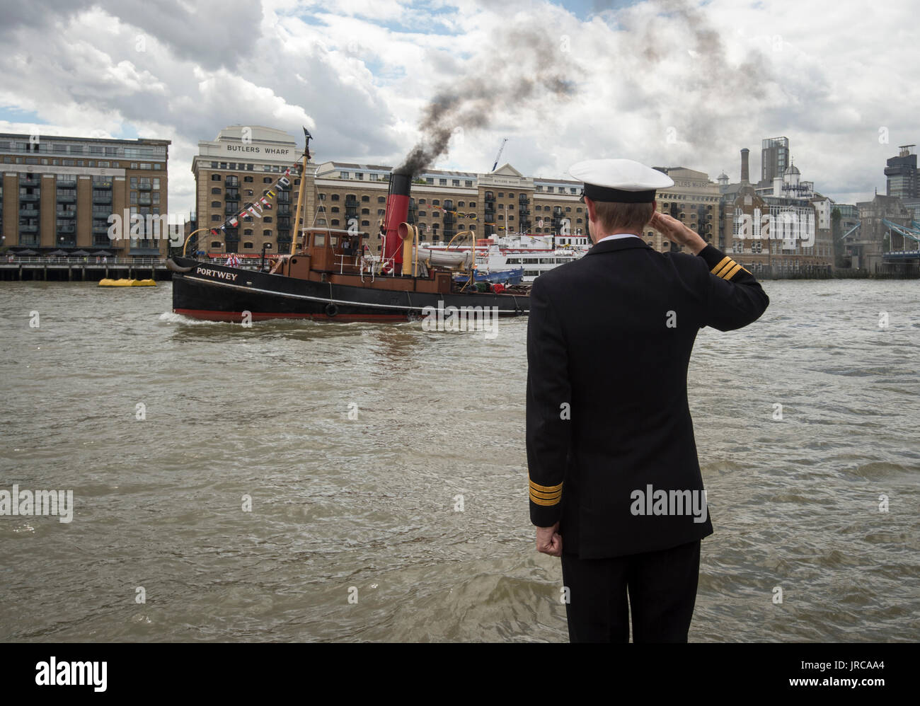 One of the last coal fired twin-screw steam tugs in the world was ...