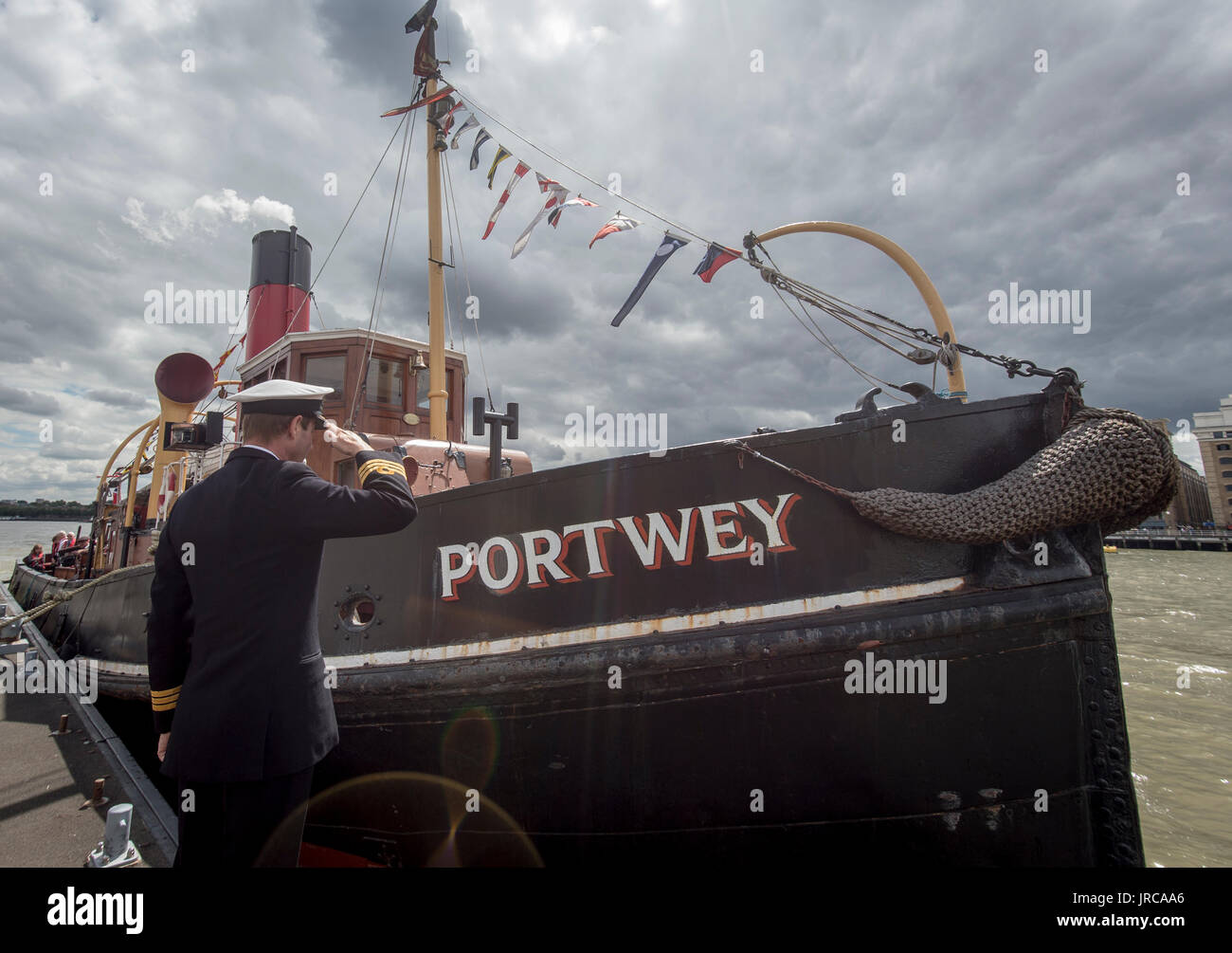 One of the last coal fired twin-screw steam tugs in the world was ...
