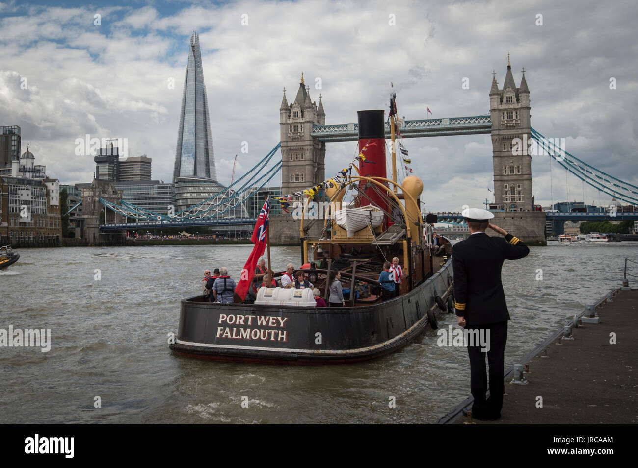 One of the last coal fired twin-screw steam tugs in the world was ...