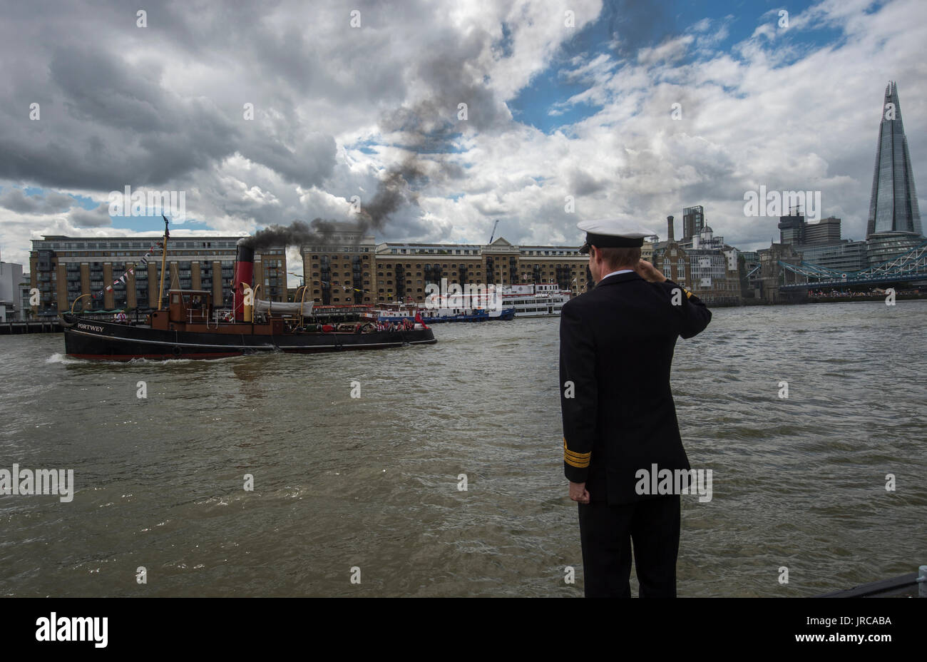 One of the last coal fired twin-screw steam tugs in the world was ...