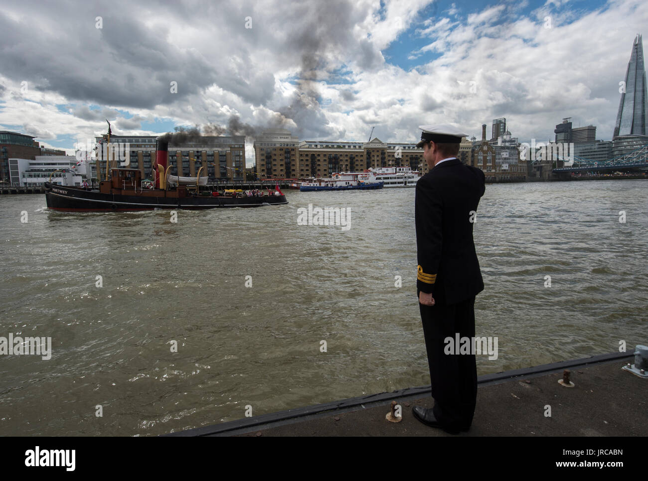 One of the last coal fired twin-screw steam tugs in the world was ...