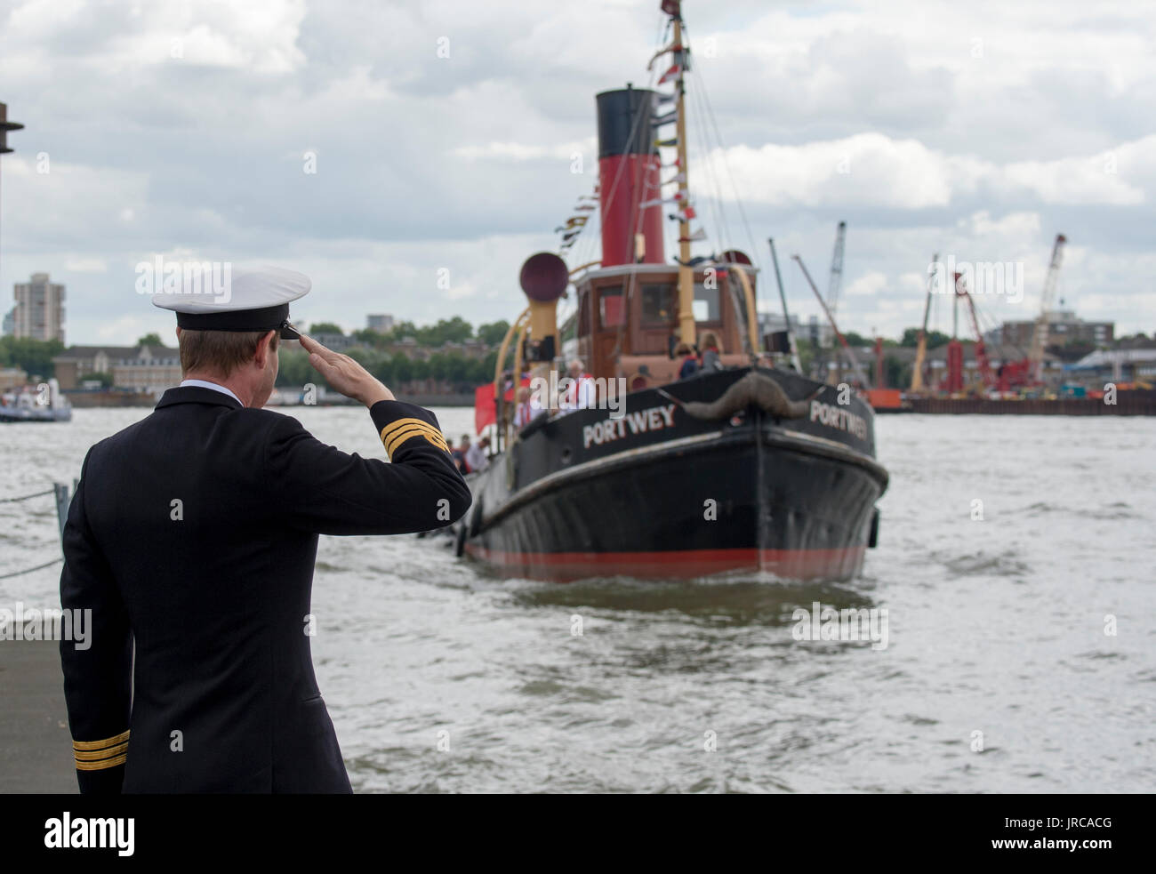 One of the last coal fired twin-screw steam tugs in the world was ...