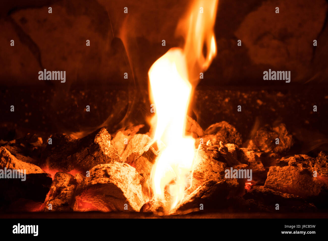 Coals of burning coal Stock Photo - Alamy
