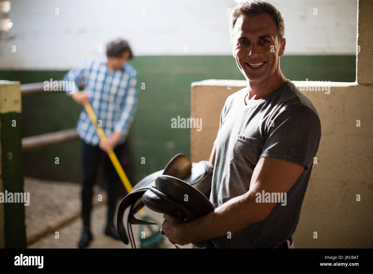 Working stable hi-res stock photography and images - Alamy