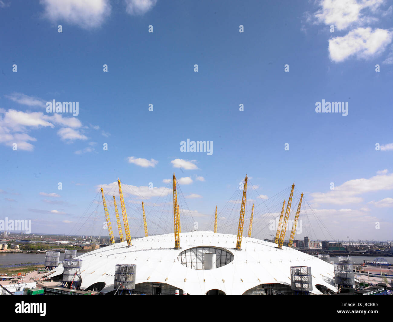 The Millennium Dome, O2 Building Stock Photo - Alamy