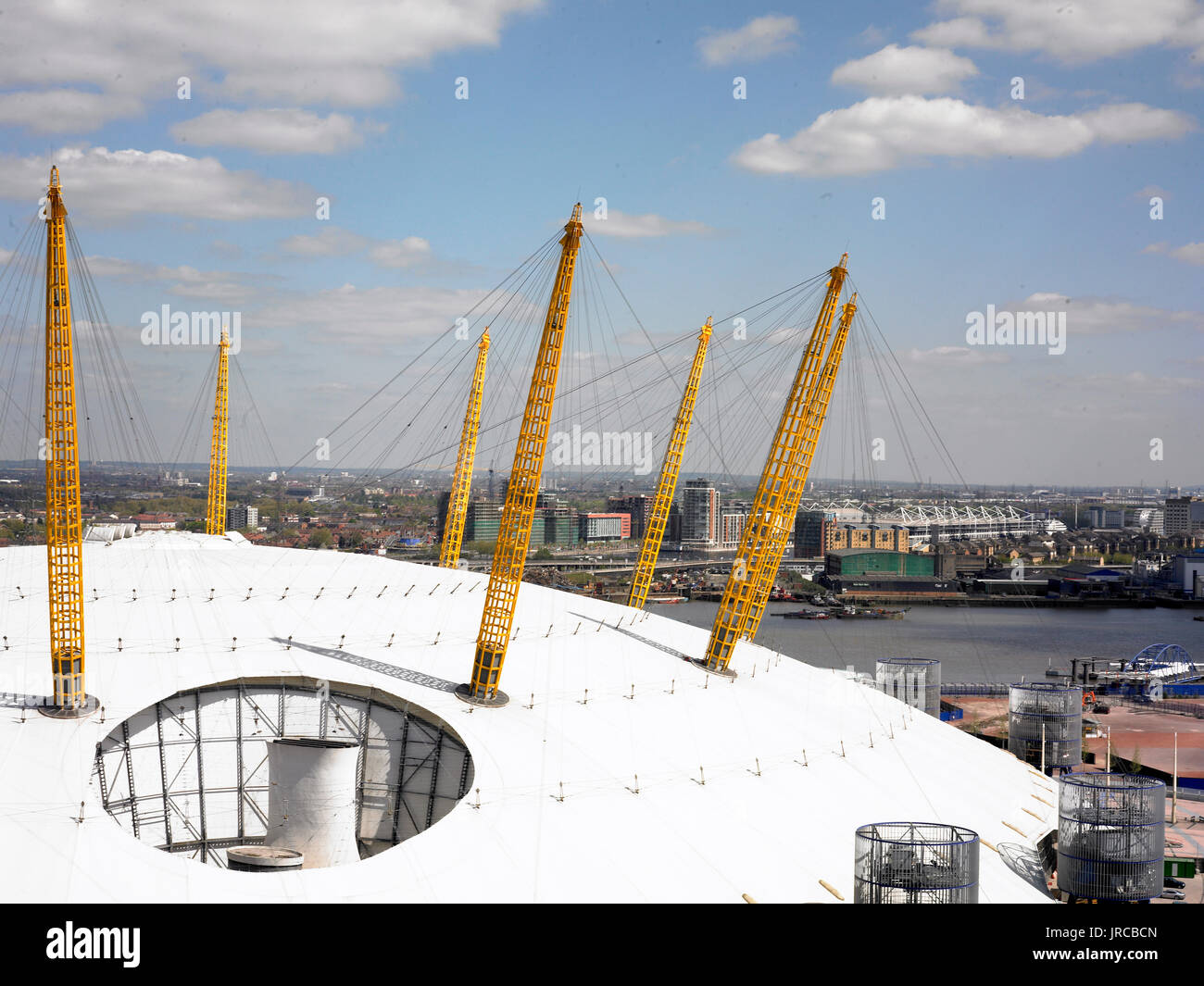 The Millennium Dome, O2 Building Stock Photo - Alamy