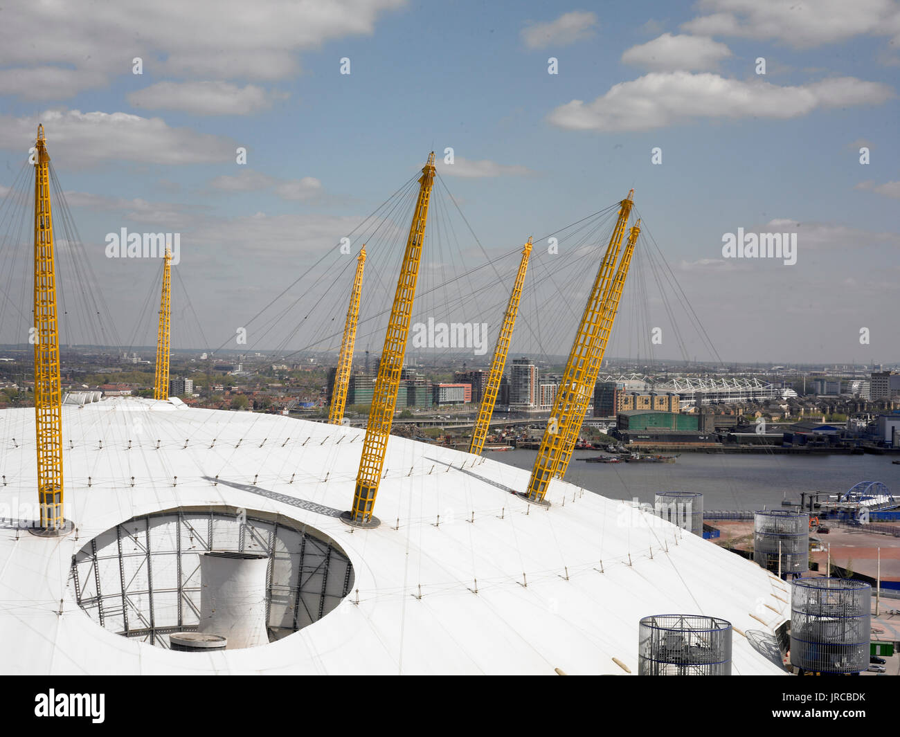 The Millennium Dome, O2 Building Stock Photo - Alamy