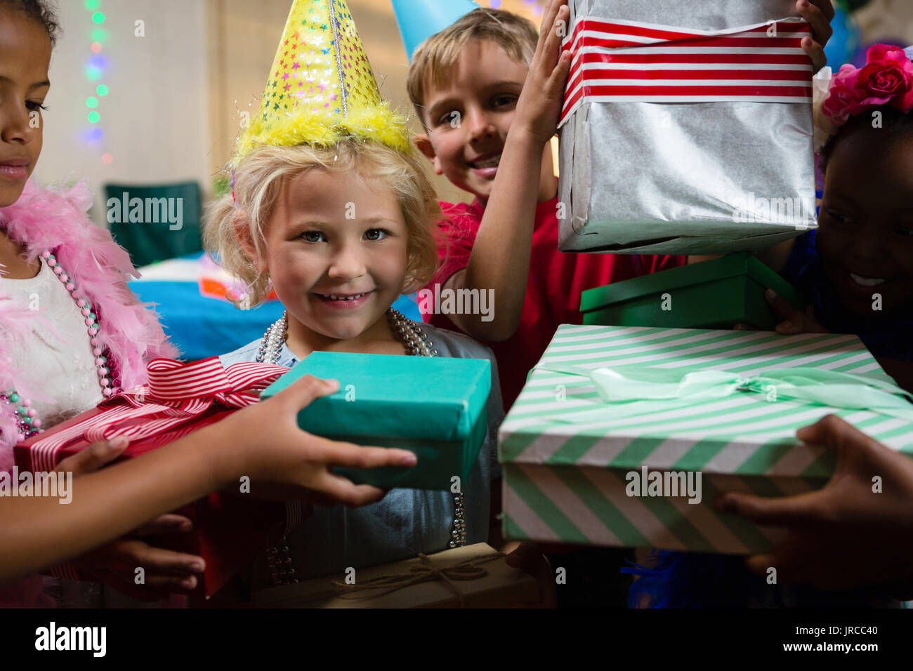 Giving And Receiving Gifts High Resolution Stock Photography and Images ...