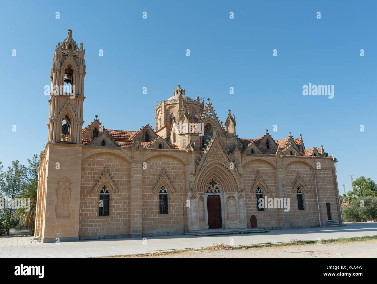 Holy orthodox christian church of Panagia at Lysi village, Cyprus Stock ...