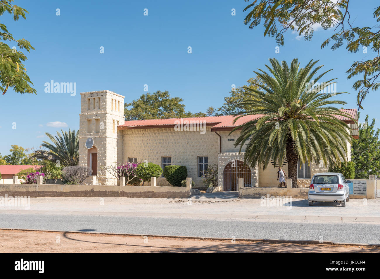 GROOTFONTEIN, NAMIBIA - JUNE 20, 2017: The New Apostolic Church in ...