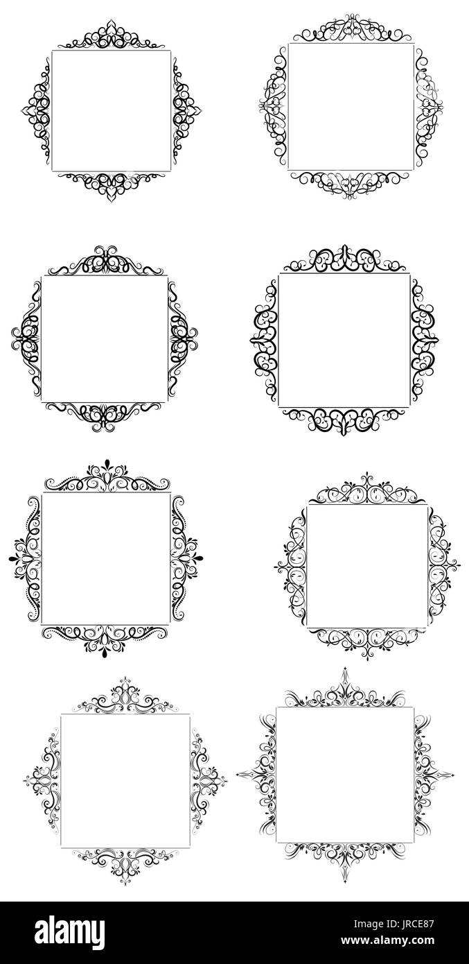 Vintage baroque frame Stock Vector Image & Art - Alamy