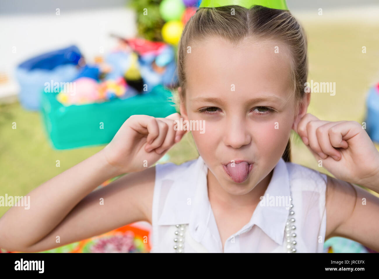 Girl ears sticking out hi-res stock photography and images - Alamy