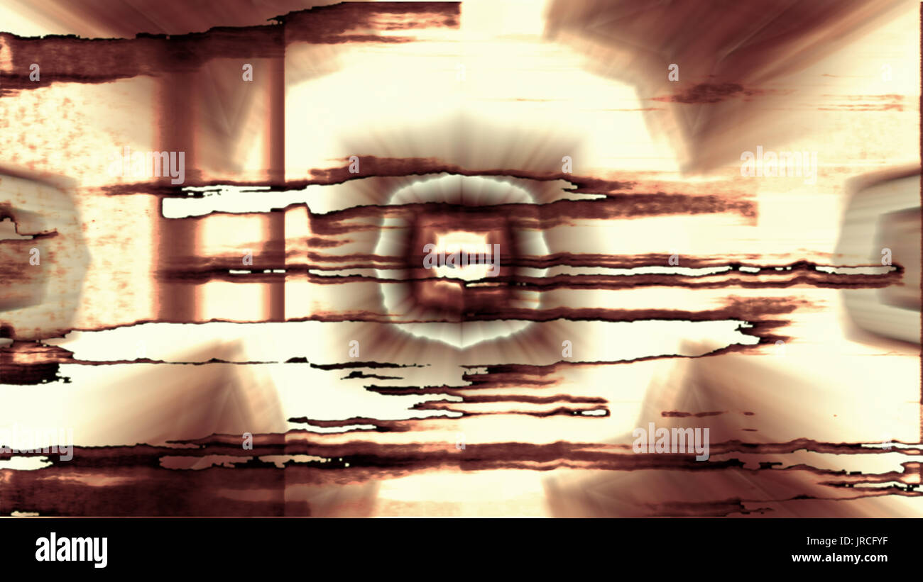 Futuristic technology screen with glowing light malfunction Stock Photo ...