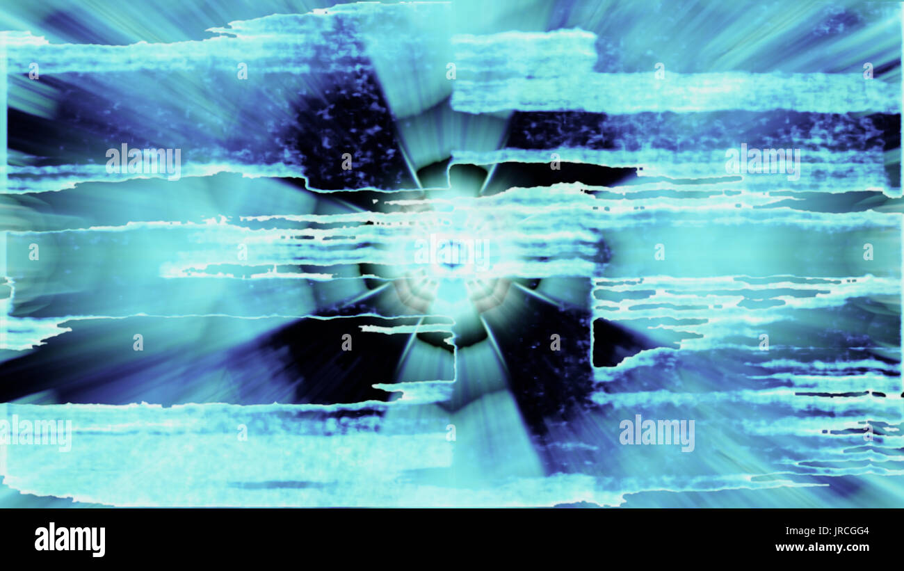 Futuristic technology screen with glowing light malfunction Stock Photo ...