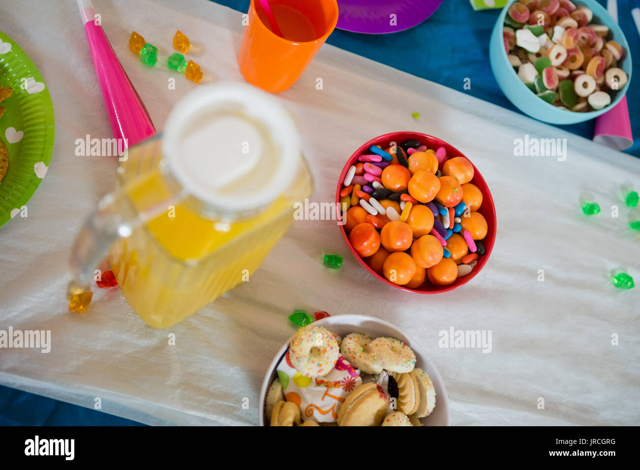 Various confectioneries on table hi-res stock photography and images ...