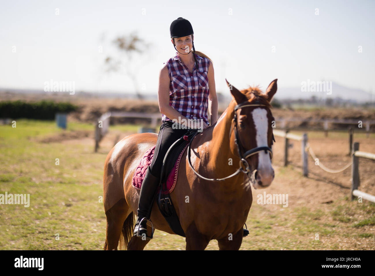 Riding Paddock High Resolution Stock Photography and Images - Alamy