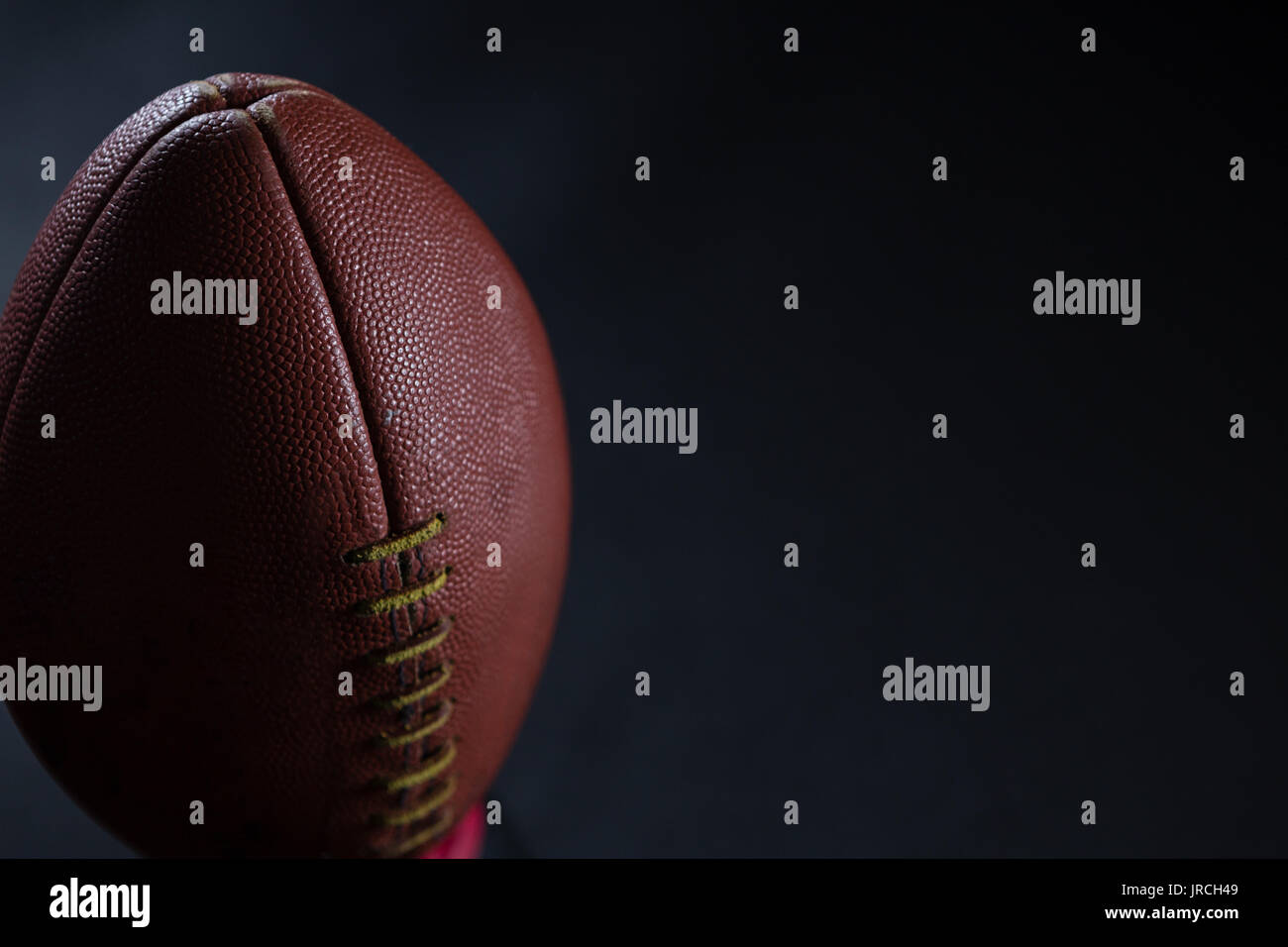 Football black background hi-res stock photography and images - Alamy