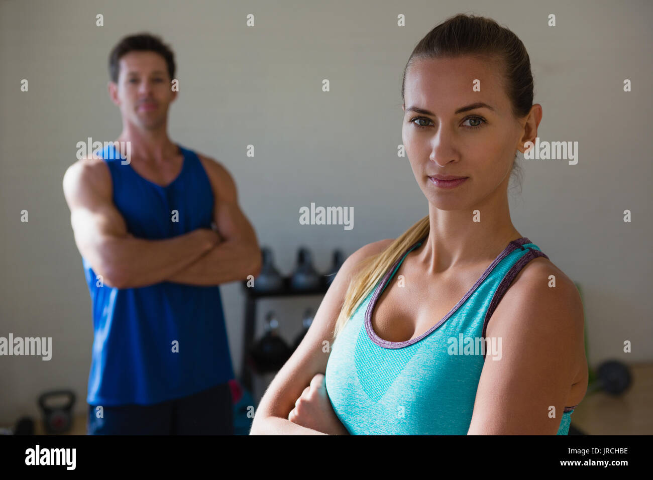Portrait playful friends arms hi-res stock photography and images - Alamy