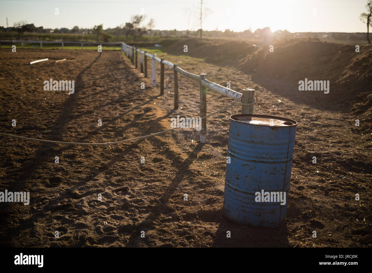 Sunny day in riding center hi-res stock photography and images - Alamy