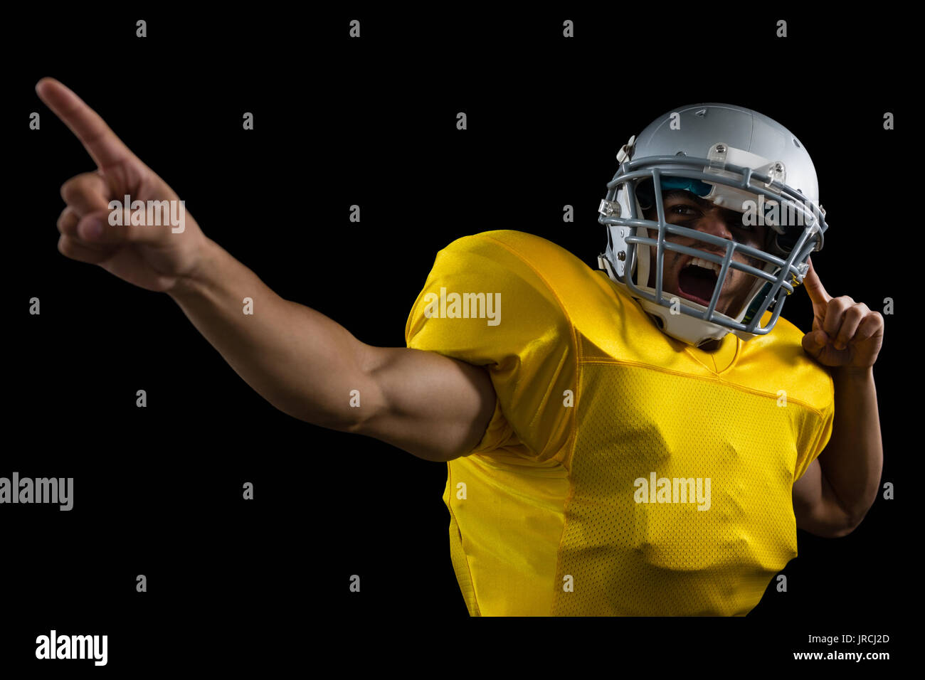 Football hand signals hi-res stock photography and images - Alamy