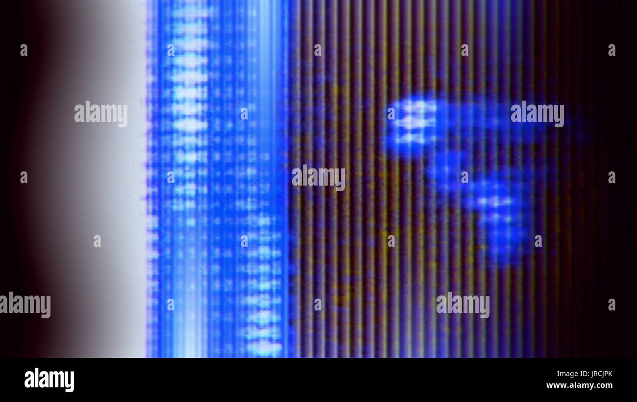 Close up on TV screen pixels creating abstract data forms Stock Photo ...