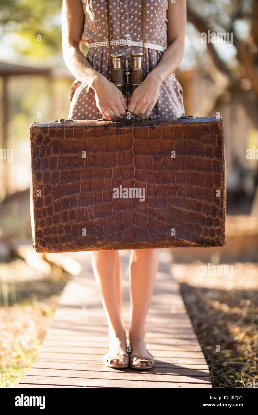 Woman holding briefcase hi-res stock photography and images - Alamy