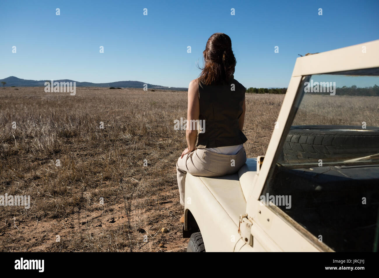 Female hood rear view hi-res stock photography and images - Alamy