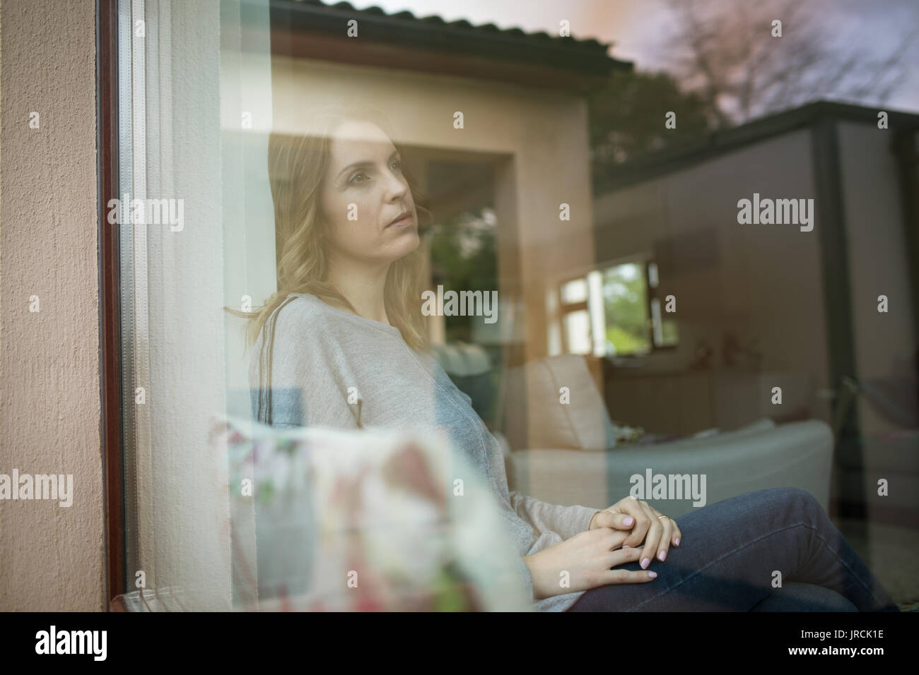 Mature woman seen through hi-res stock photography and images - Alamy