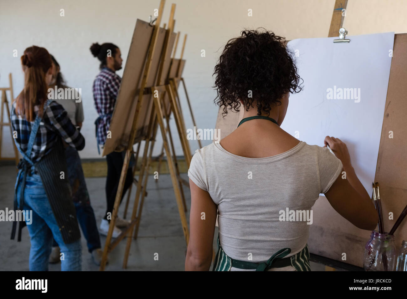 Painters community art painting hi-res stock photography and images - Alamy