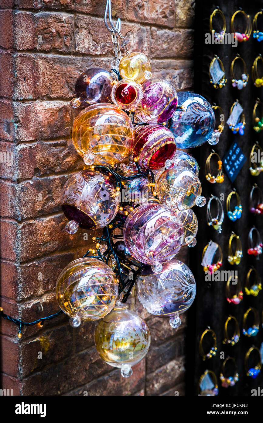 Colorful glass balls Stock Photo - Alamy