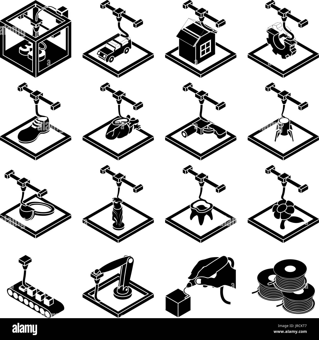 3d gun printing Cut Out Stock Images & Pictures - Alamy