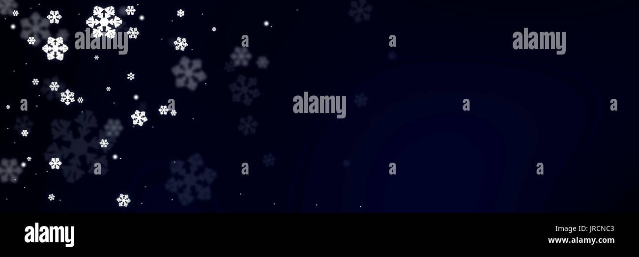 Winter background with snowflakes Stock Photo - Alamy