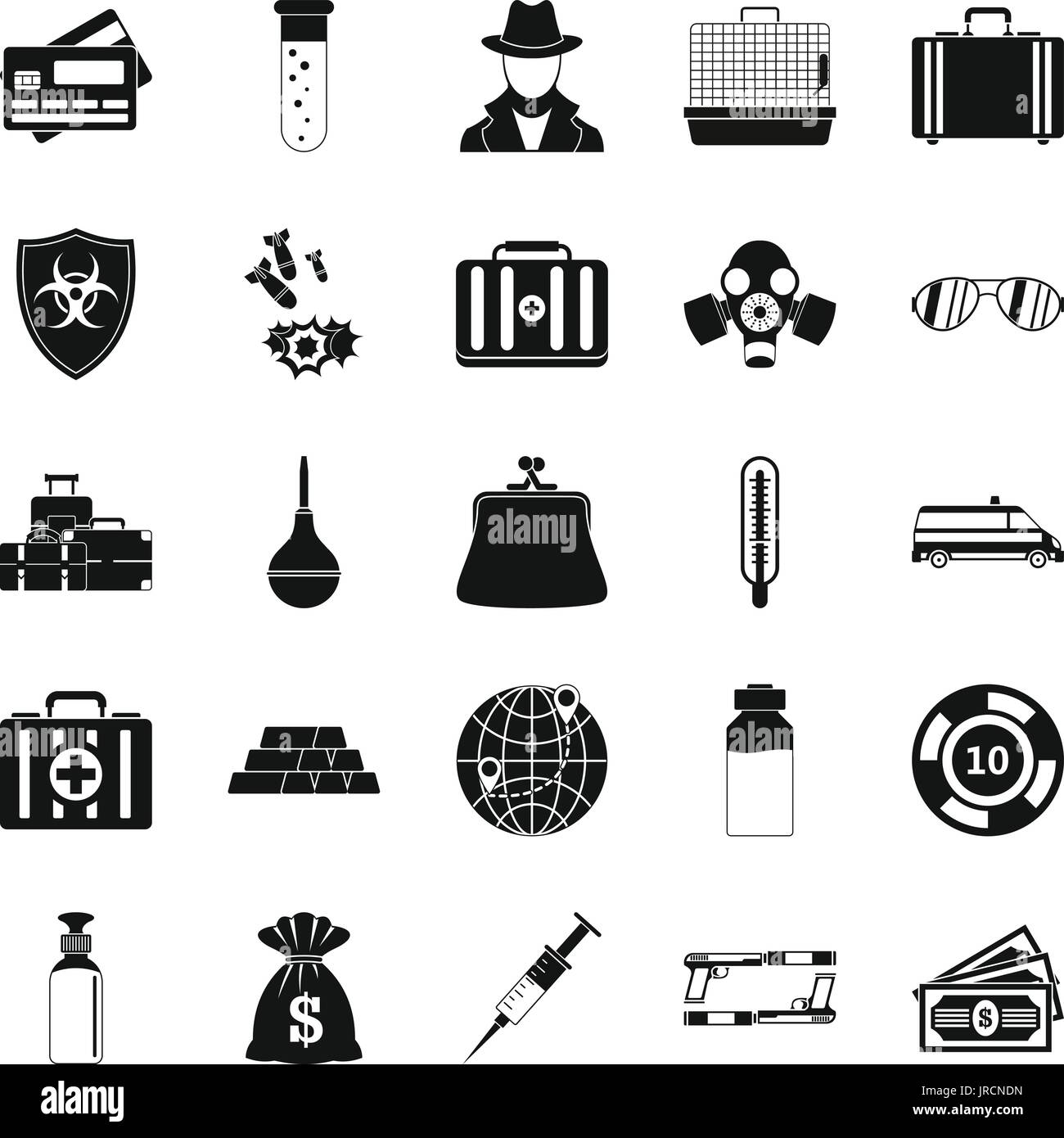 Investigation pursuit Stock Vector Images - Alamy