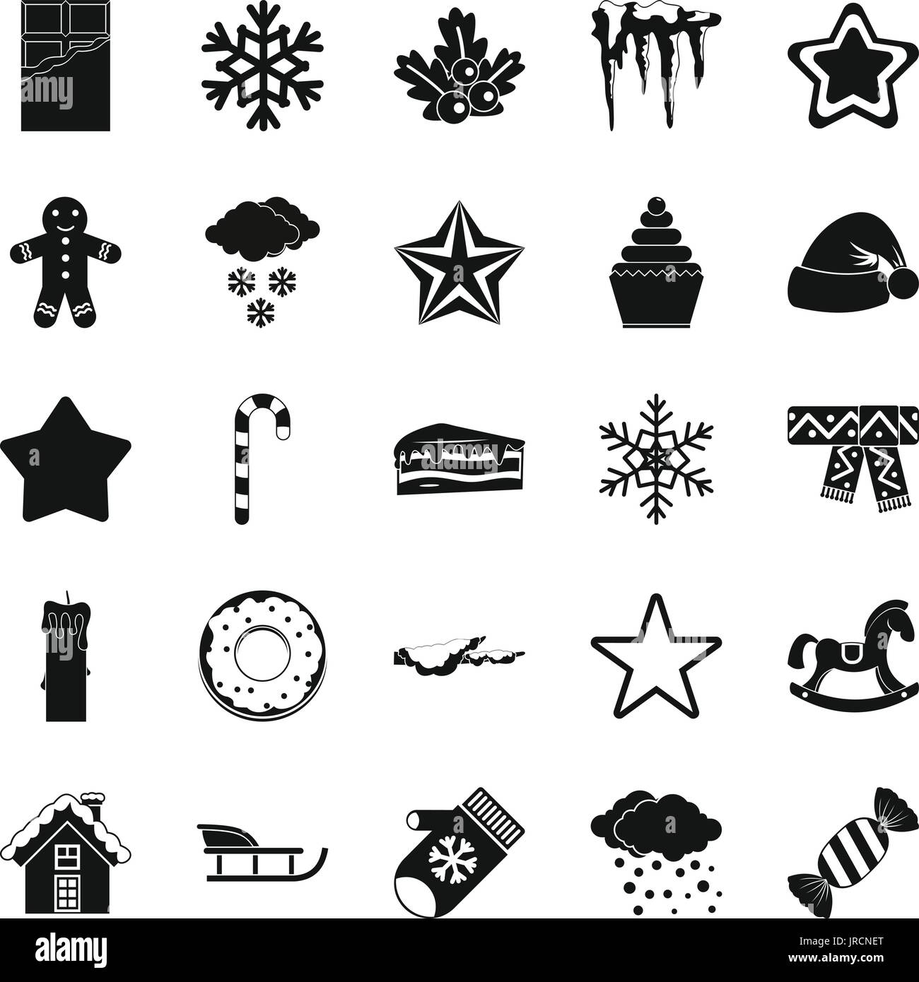 Shrine icons set, simple style Stock Vector Image & Art - Alamy