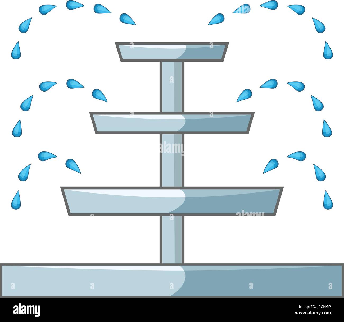 Water fountain icon, cartoon style Stock Vector Image & Art - Alamy