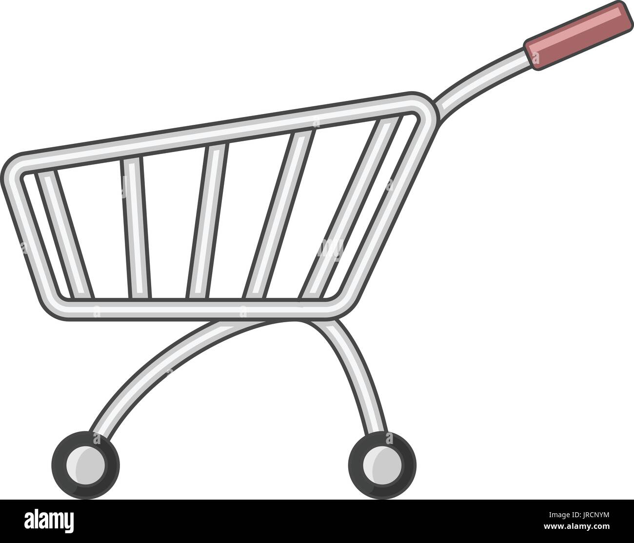 Market shopping cart icon, cartoon style Stock Vector Image & Art - Alamy