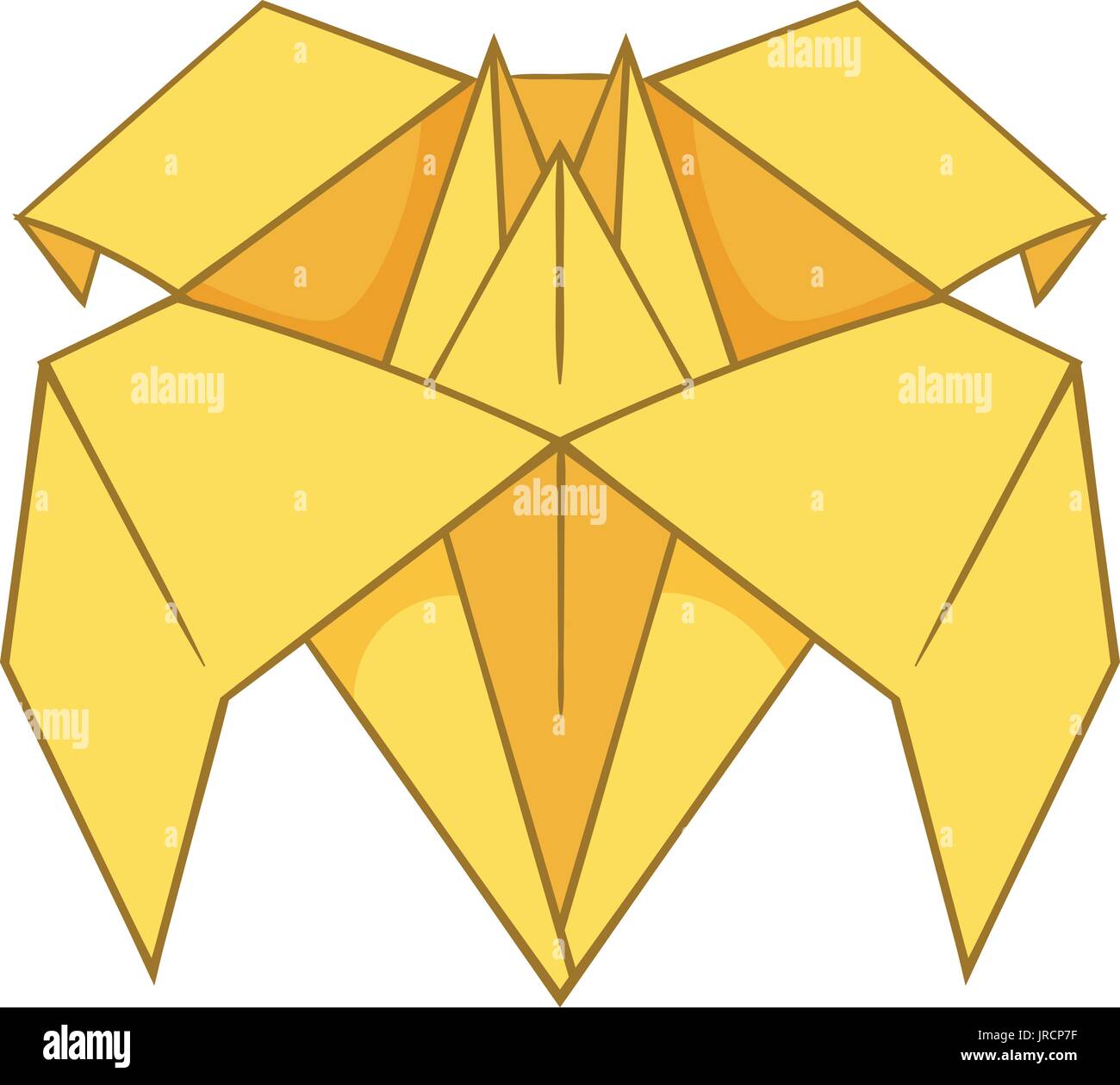 Origami lily icon, cartoon style Stock Vector Image & Art - Alamy