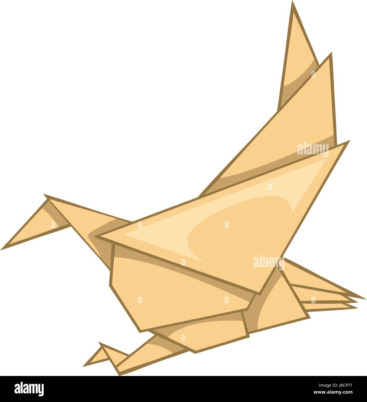Eagle origami icon, cartoon style Stock Vector Image & Art - Alamy