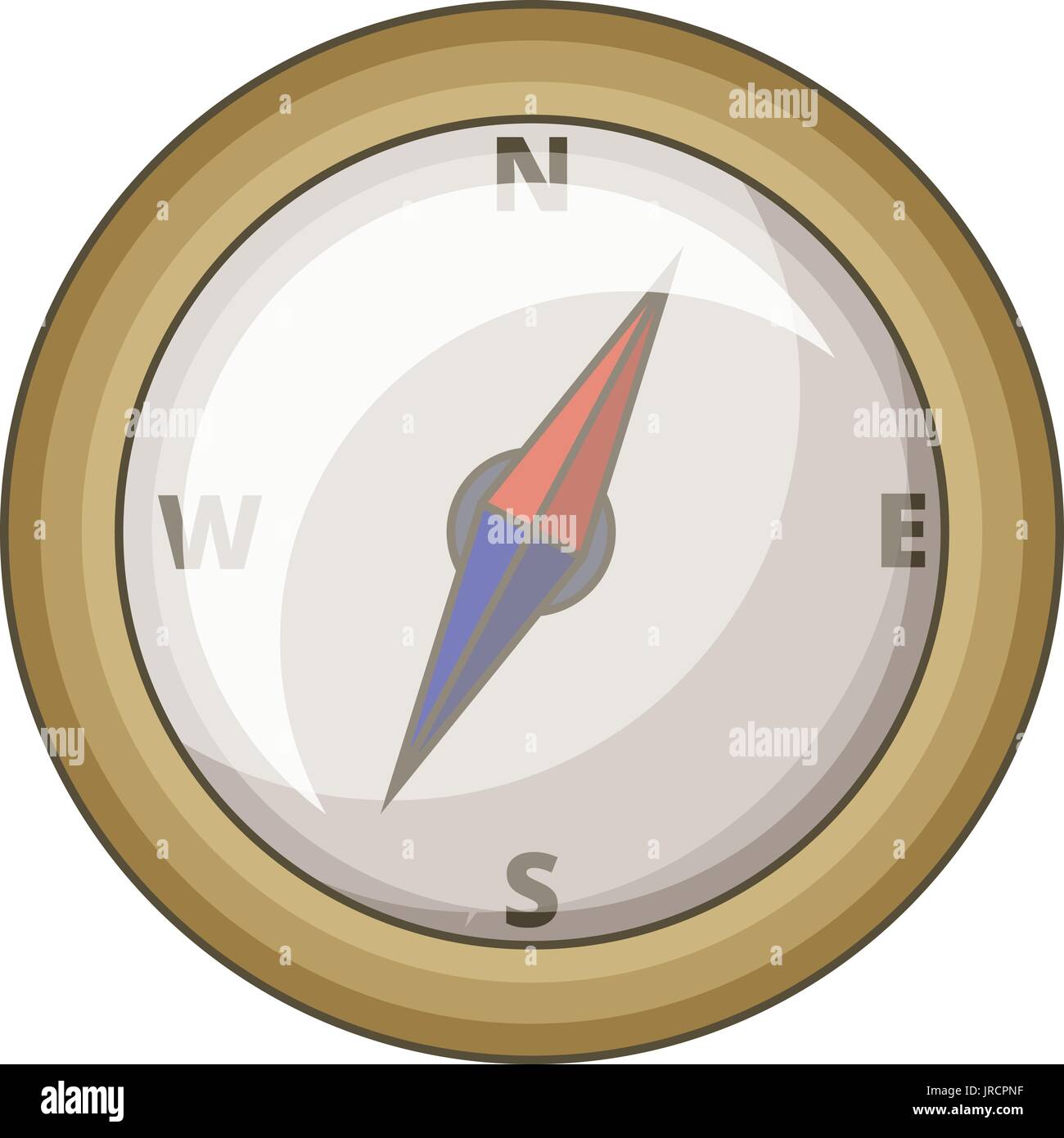 Compass icon, cartoon style Stock Vector Image & Art - Alamy
