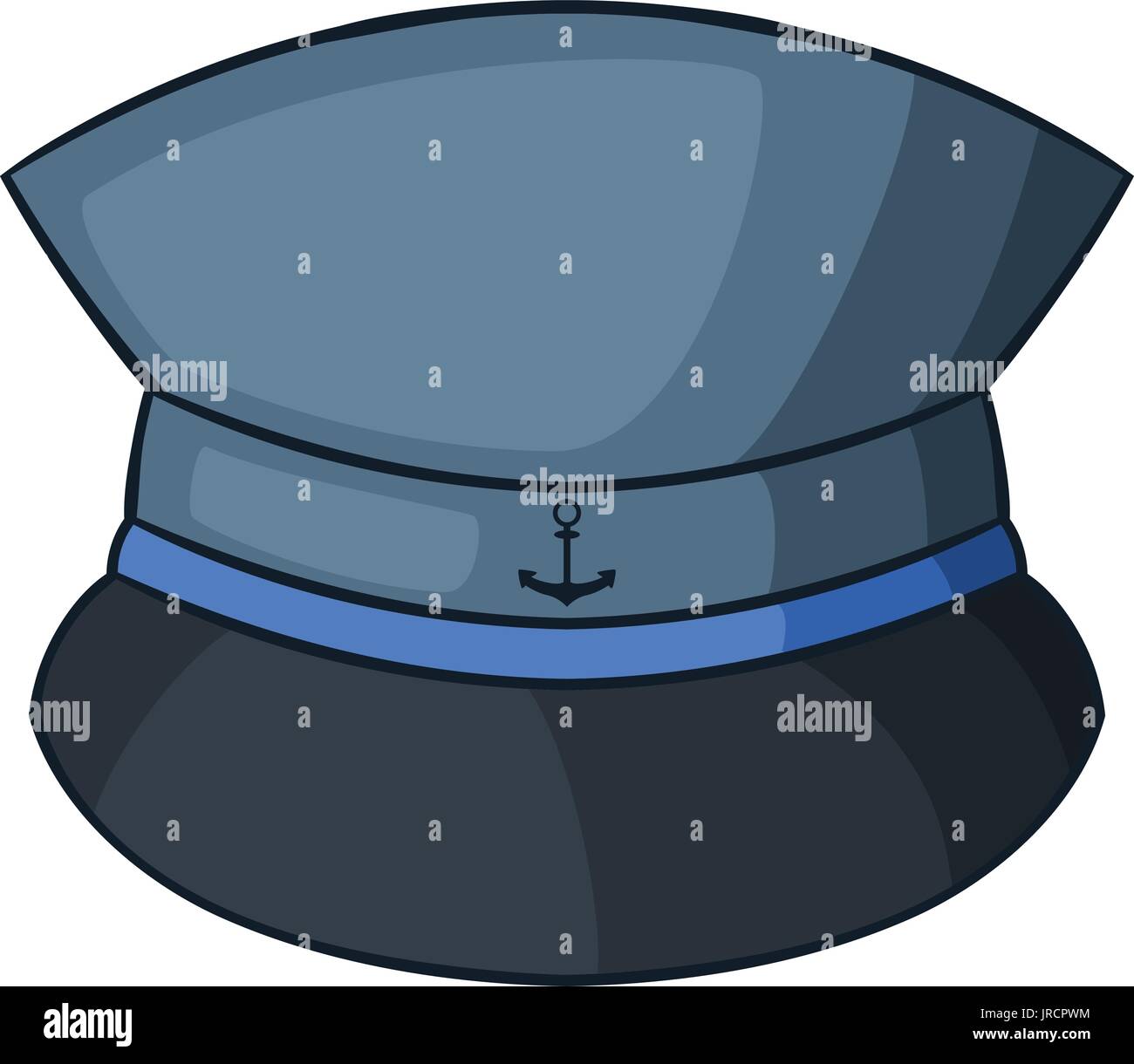 Captain hat icon, cartoon style Stock Vector Image & Art - Alamy