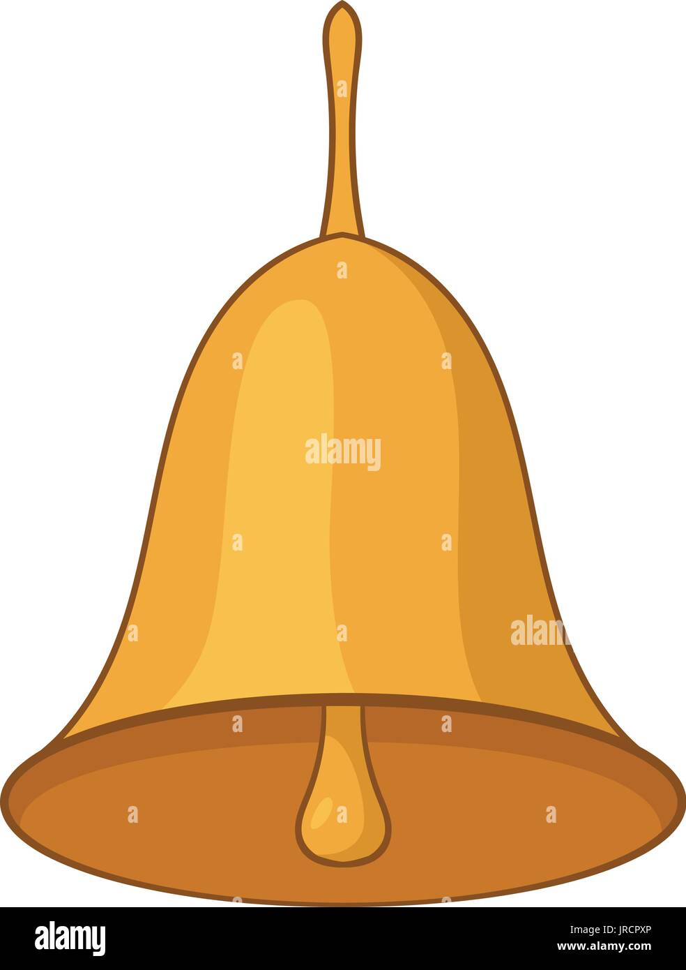Golden ship bell icon, cartoon style Stock Vector Image & Art - Alamy