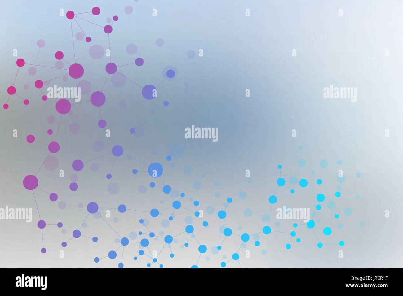 Structure molecule and communication. Dna, atom, neurons. Scientific ...